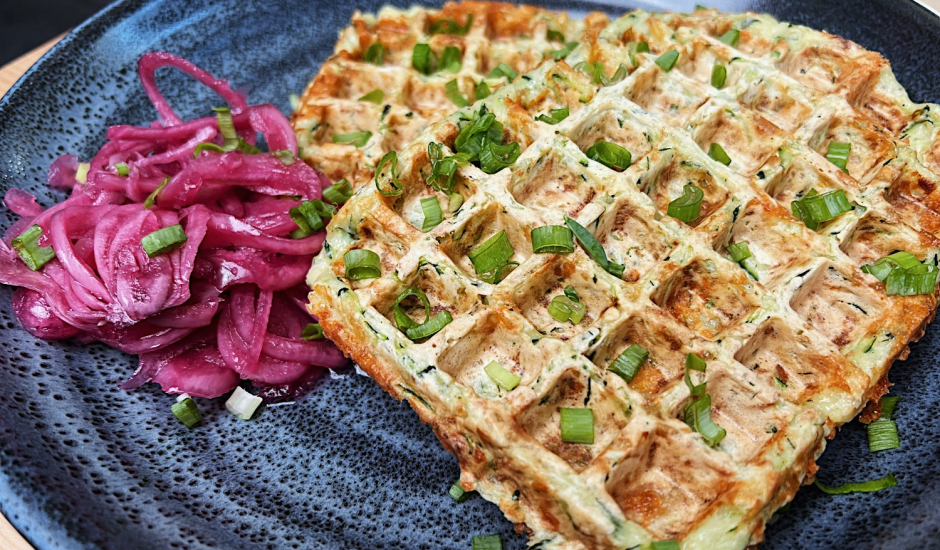 Receptes.lv — Cukīni vafeles ar sieru